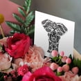 3drose, Fantasy Floral Mandala Animal Elephant Africa Illustration ...