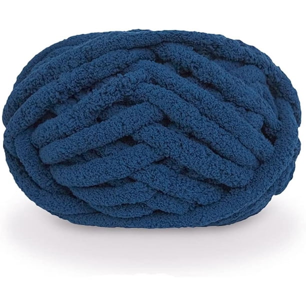 HAHDAXIA Chunky Knit Chenille Yarn for Hand Knitting Blankets, Super ...