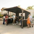 Blackstone 10'x10' Outdoor Bar, Griddle/Grill Pavilion Gazebo with ...
