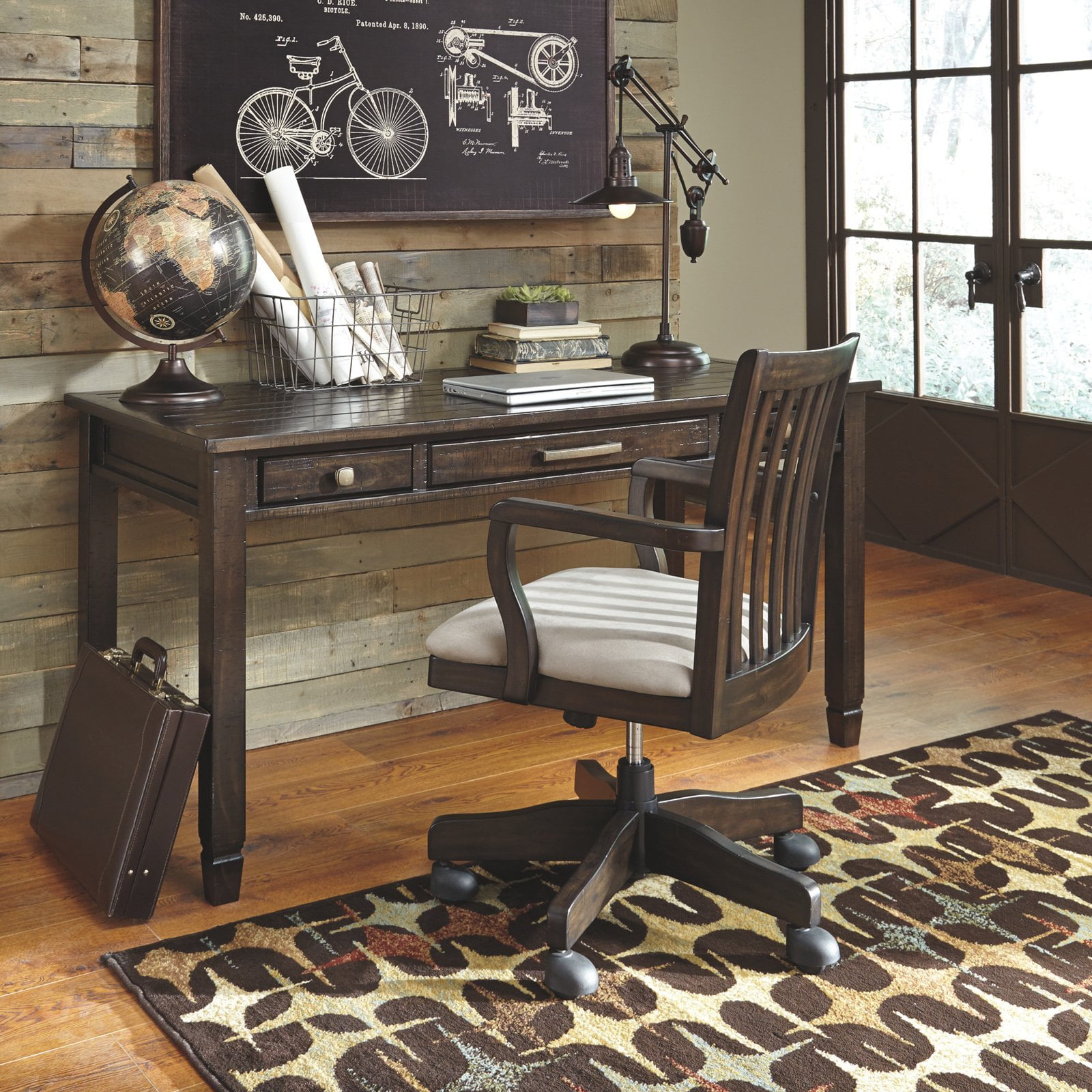 Signature Design by Ashley Townser 60 in. Home Office Writing/Laptop ...