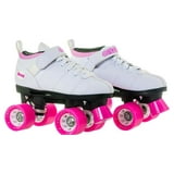 Chicago Ladies Bullet Speed Skates White Classic Quad Roller Skate ...