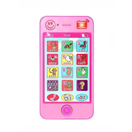 Russian Language Kids Phone For Educational Simulation And Music(pink ...