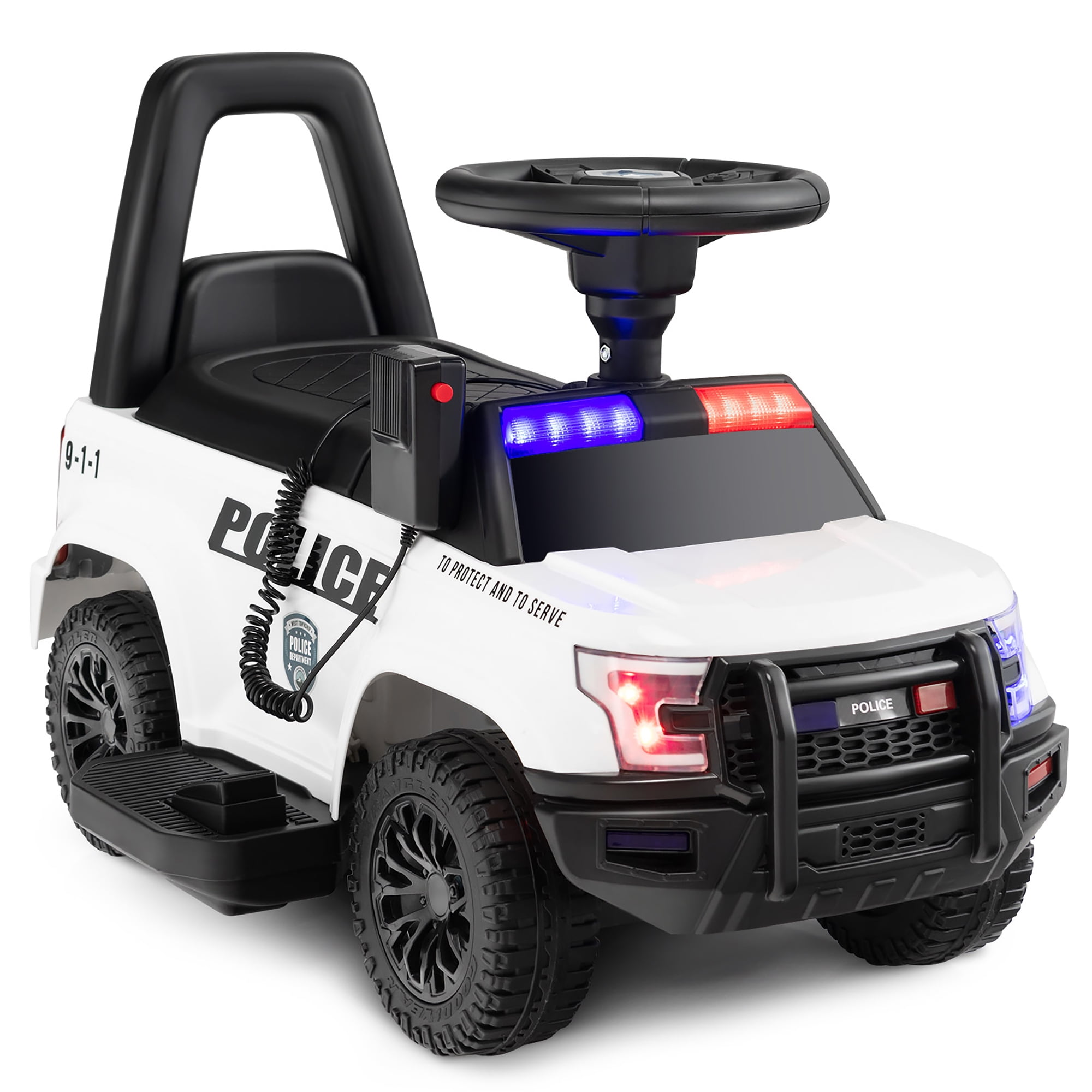 Click here for Costway 2-In-1 6v Kids Ride On Police Car Toddler... prices