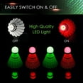E-Jet Sport LED Badminton Shuttlecocks 4 Pieces, Glow in the Dark ...