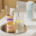5 Rolls 5 Colors Paper Tag Self Adhesive Stickers Rectangle Mixed Color ...