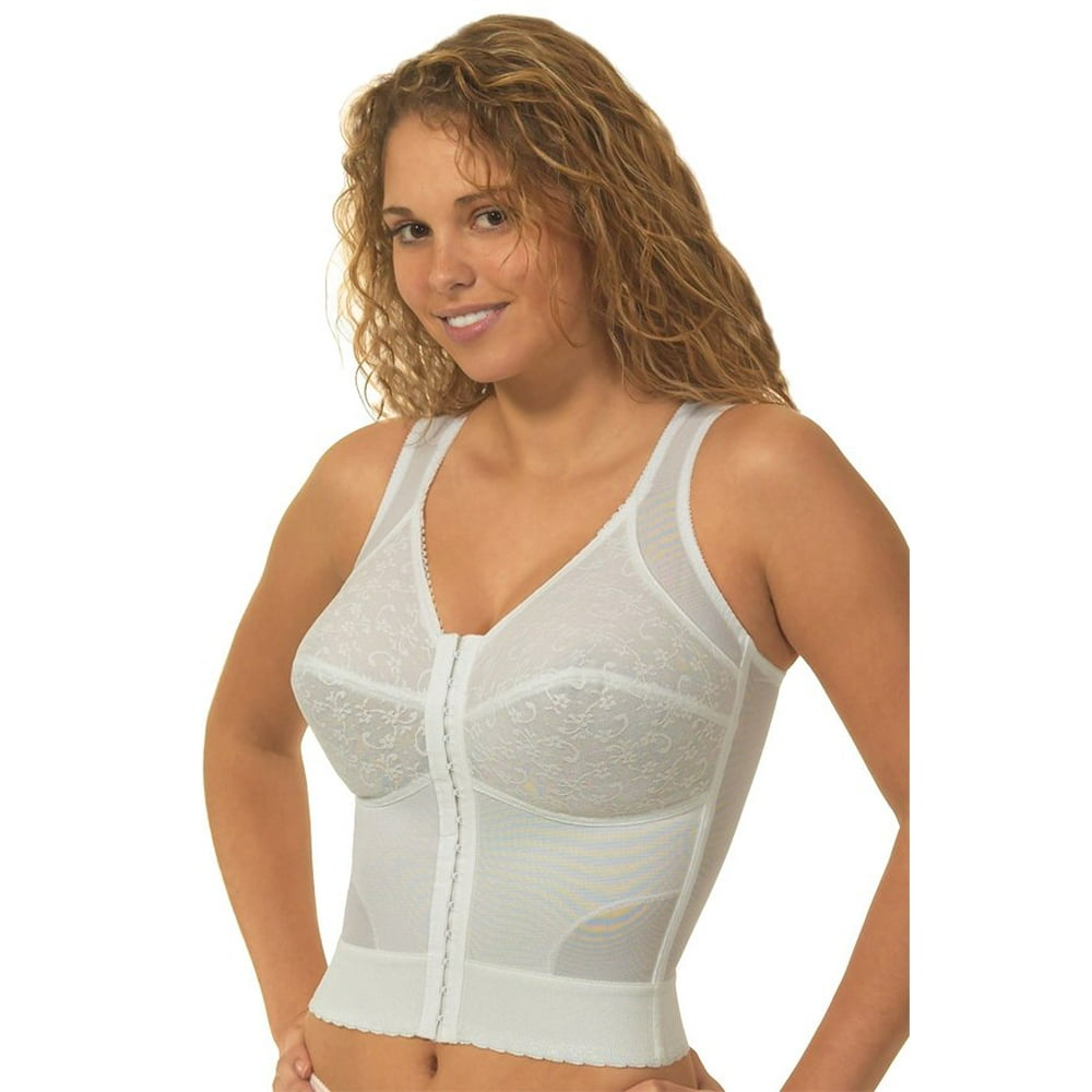 Cortland Intimates Cortland Intimates Front Closure Back Support Longline Bra 9603 Walmart