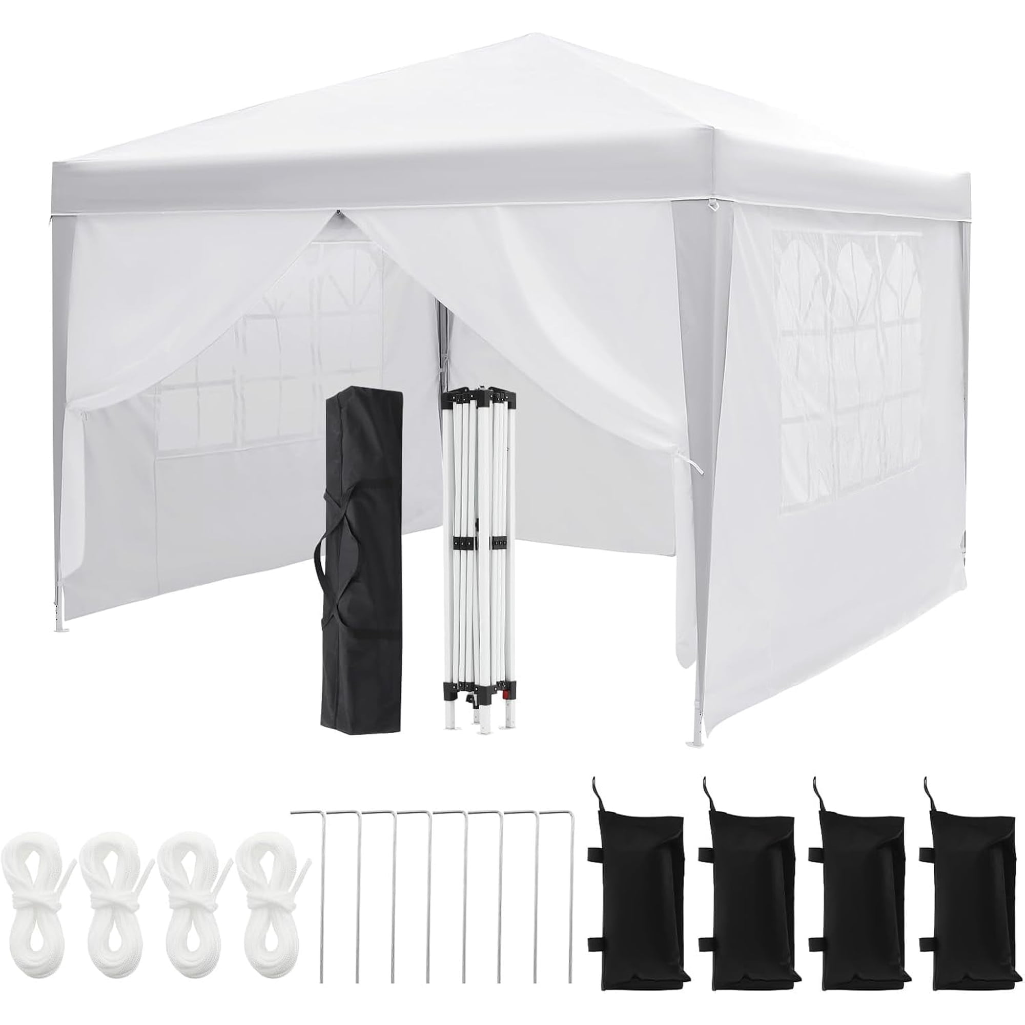 Click here for Yusazens 10x10 Ft Heavy Duty Pop Up Canopy Tent Co... prices