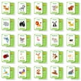 SunWMart 50PCS Real Animal Matching Game Cognitive Cards, Educational ...