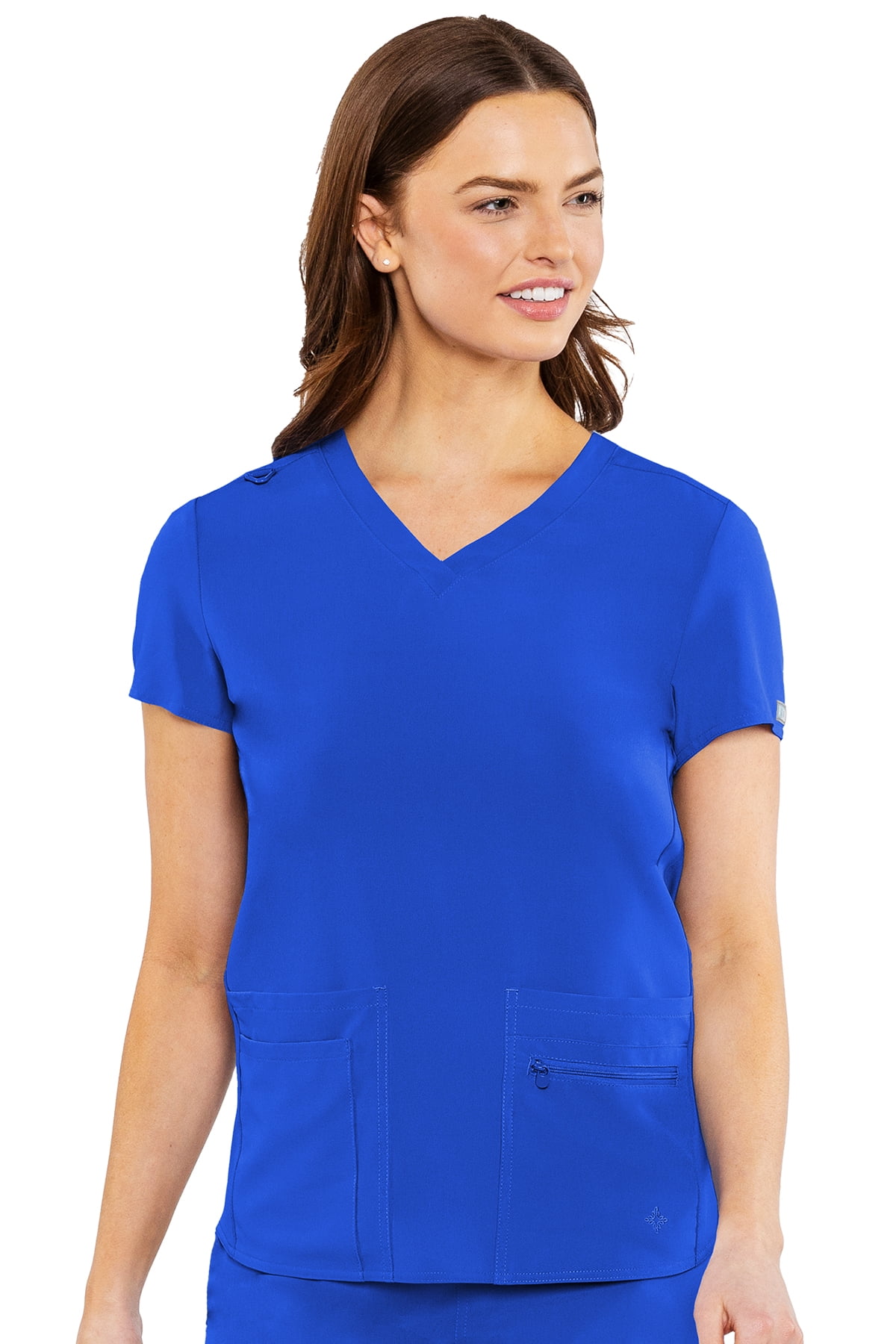 Med Couture - Med Couture Energy Women's 8478 V-Neck Knit Back Scrub ...