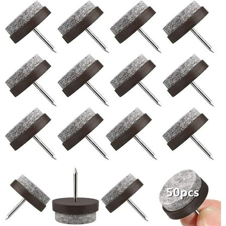 JOYWEI Felt Glider Chair 50 Pieces Felt Glider Nail Professional ...