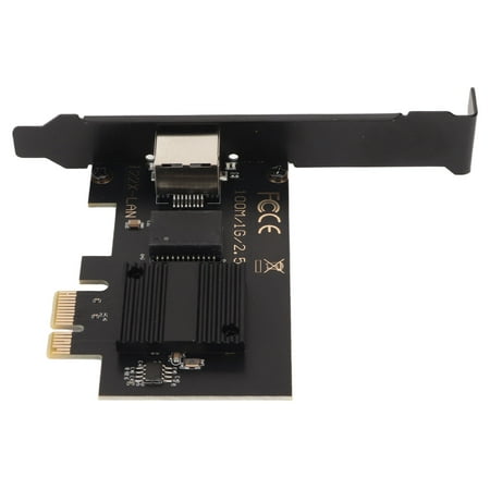 Gigabit Ethernet Card, 2.5Gbps Fast Cooling PCIe Card 10/100/1000Mbps ...