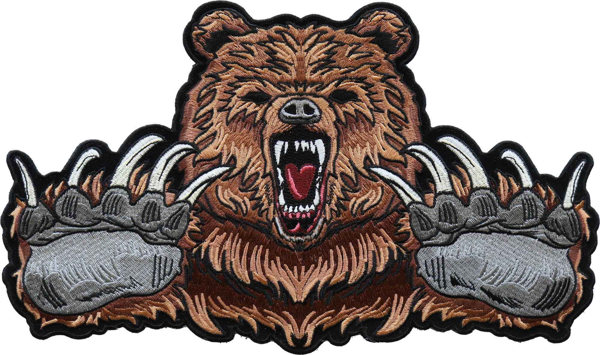 Bear Patch, Large Back Patches for Jackets and Vests - Walmart.com