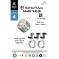 BePuzzled, Cylinder Hanayama Metal Brainteaser Puzzle Level 4 Ages 12 ...