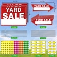 14pcs Yard Sale Signs, 17" x 13", Double Sided with Metal Stake ...