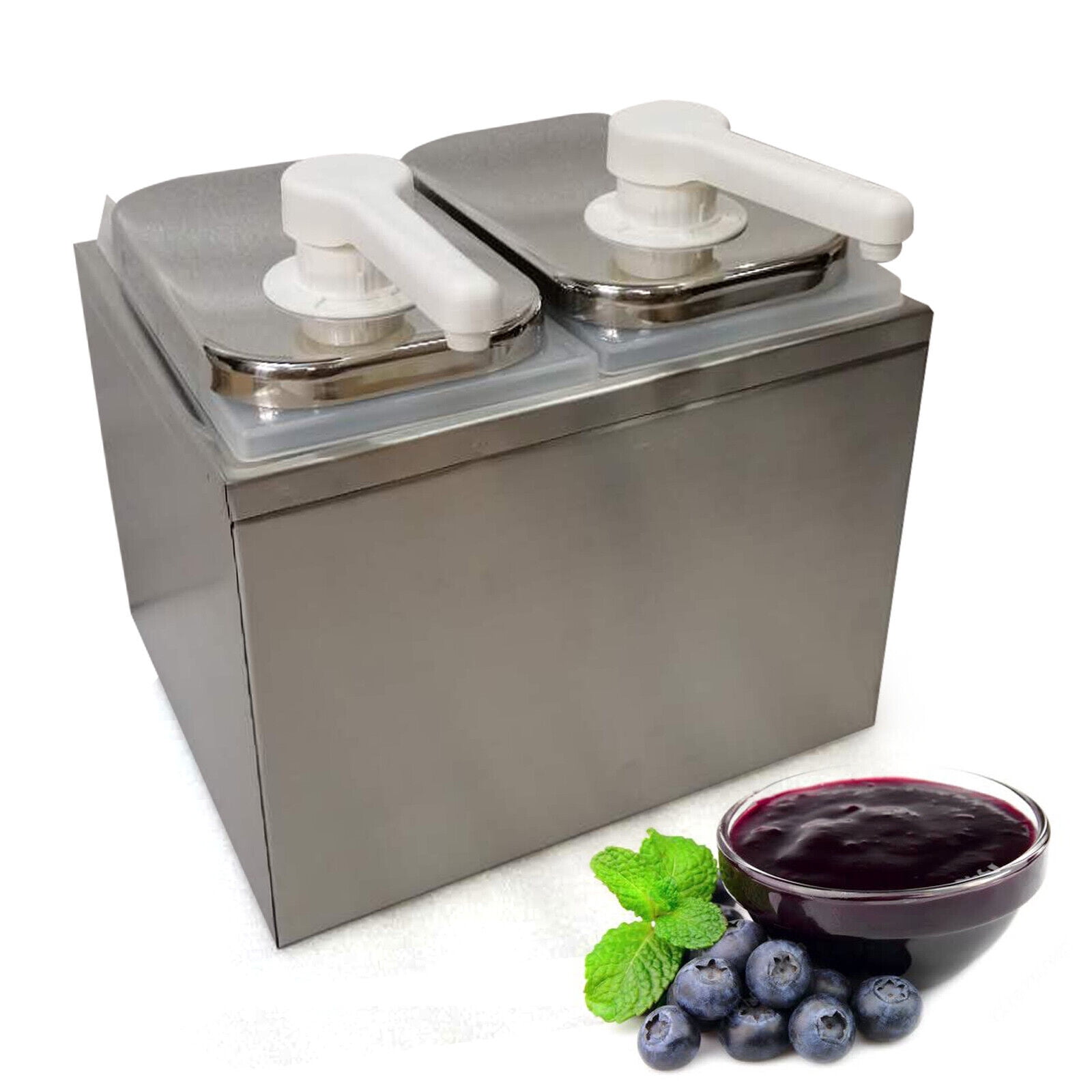 FETCOI Sauce Pump Dispenser Stainless Steel Squeeze Condiment ...