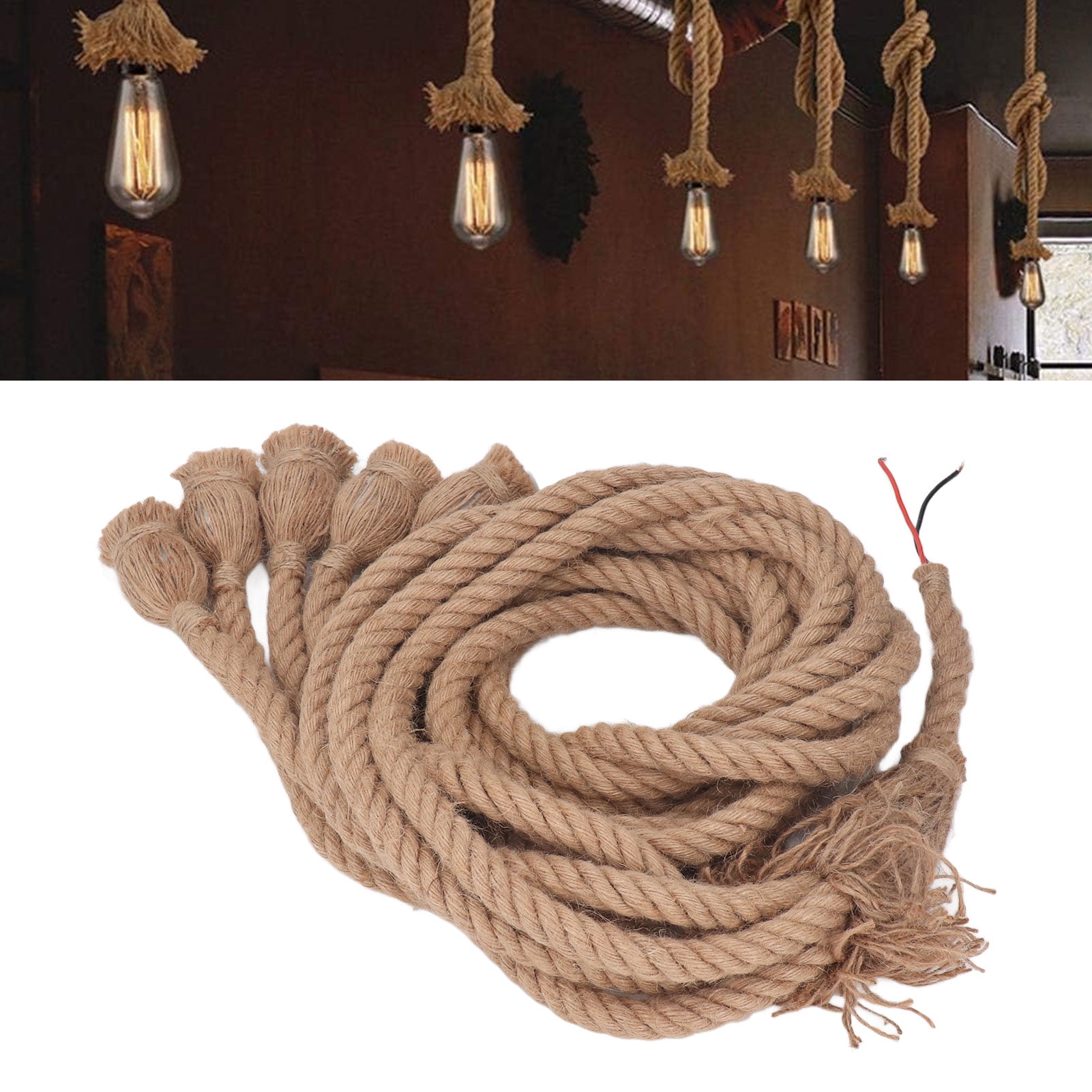 Cable De Luz Colgante Industrial, Cable De Luz De Techo De Cáñamo ...