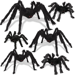 Spencer Halloween Giant Spider Decorations Scary Hairy Skull Spider ...