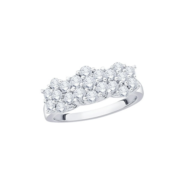 Diamond Promise Ring in 10K White Gold (1 cttw) (I-Color, SI3/I1 ...