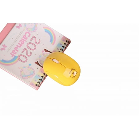2.4GHz wireless mouse cute little silent mouse portable mini battery ...