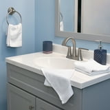 Pacific Linens White 24-Pack 100% Cotton Washcloths, Durable ...