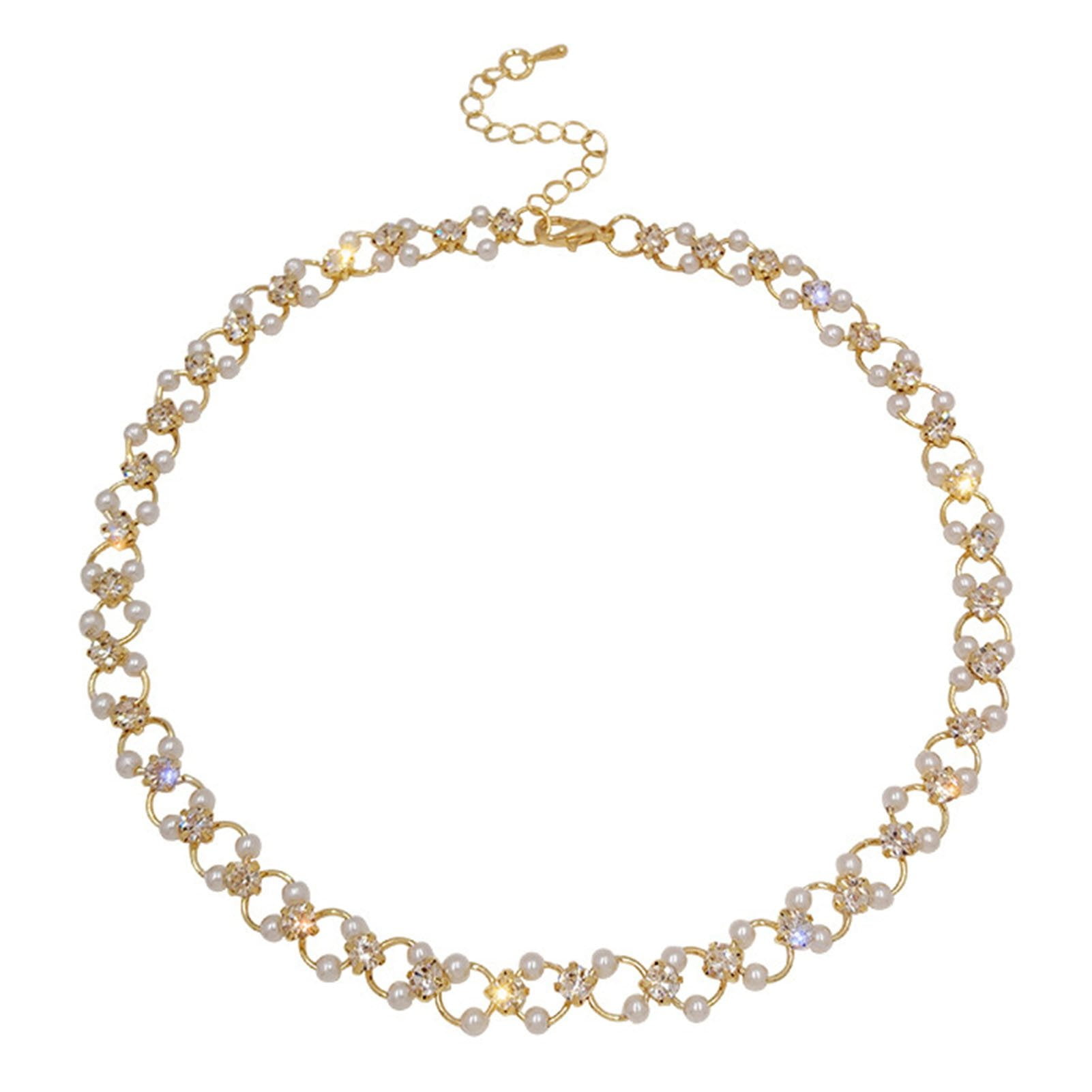 Click here for Kkkded Women Artificial Pearl Necklace Womens Exqu... prices