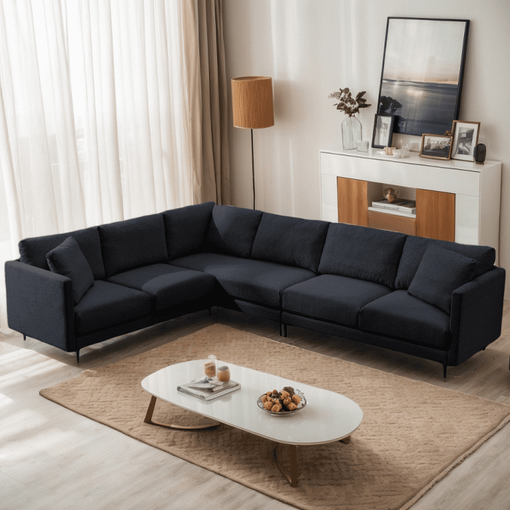 Click here for Puremind L Shaped Sofa  Modern Sectional Couches F... prices