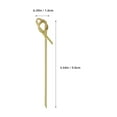 Beaupretty Bamboo Fruit Picks Beige Eco-Friendly Appetizer Picks for ...