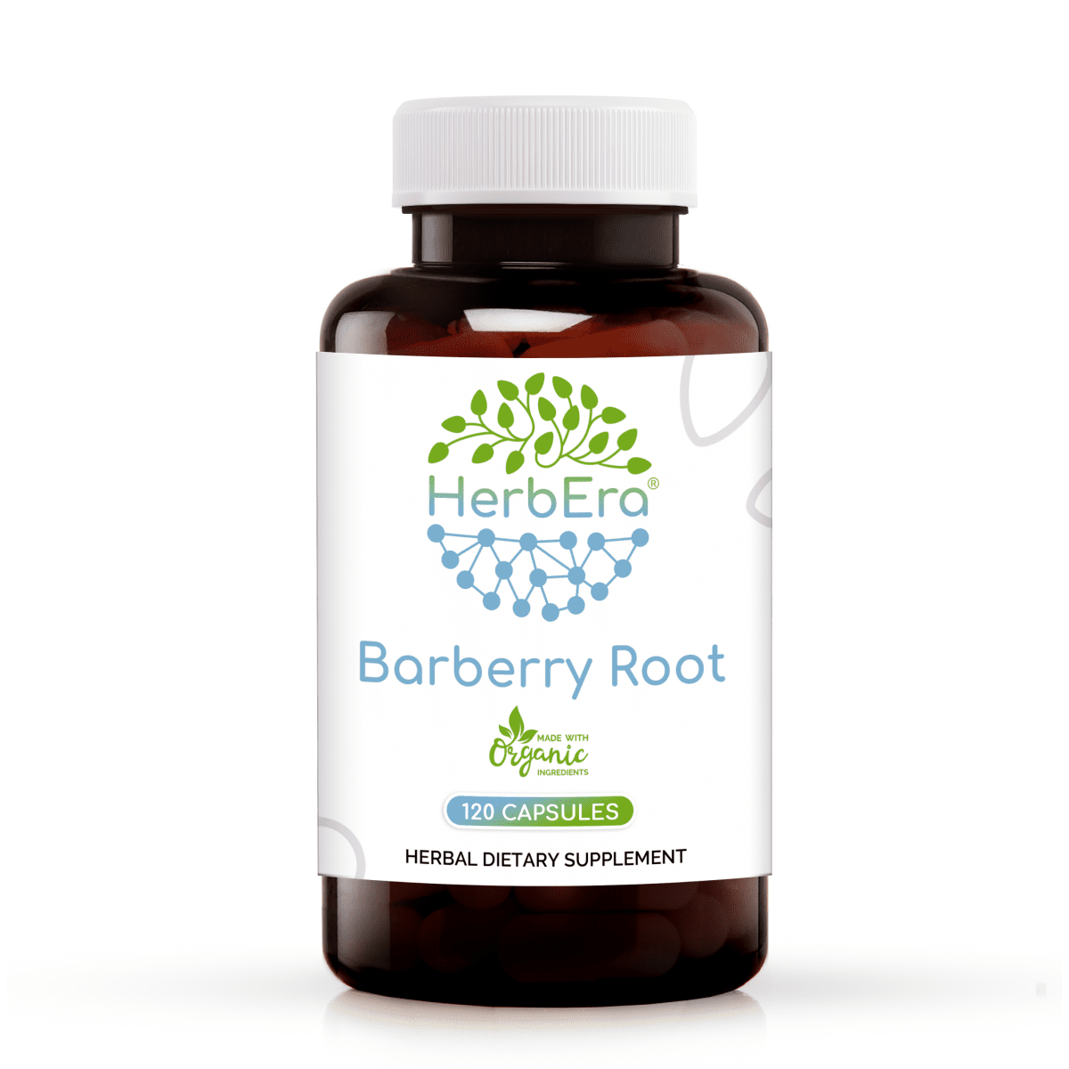 Barberry Root 120 Capsules, 500 mg, Organic Barberry Root (Berberis ...