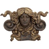 Design Toscano Art Nouveau Female Mascaron Architectural Wall Pocket ...