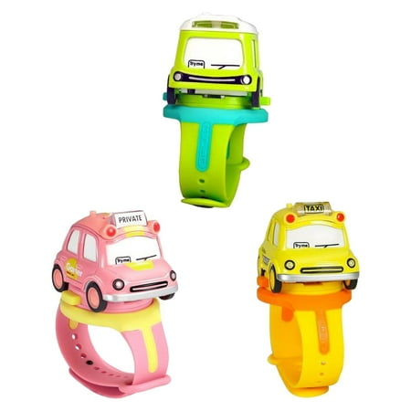 3pcs Mini Small Rotating Gyro Watch Toy with Clock Outdoor Interactive ...