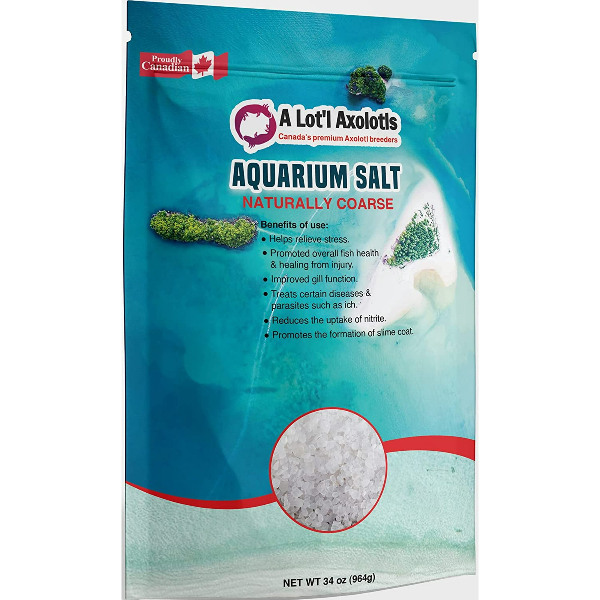 Click here for A Lotl Axolotls - Aquarium Salt- Coarse Fish Tank... prices