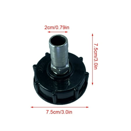 IBC Water Container 60mm Inlet 20mm Outlet Valve Fittings Containers ...