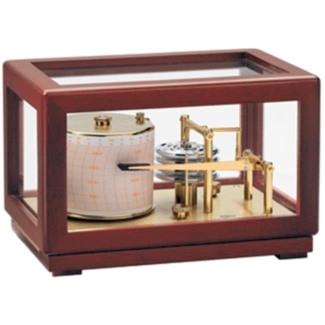 Barograph Recording Instrument, Brass & Mahogany - Walmart.com