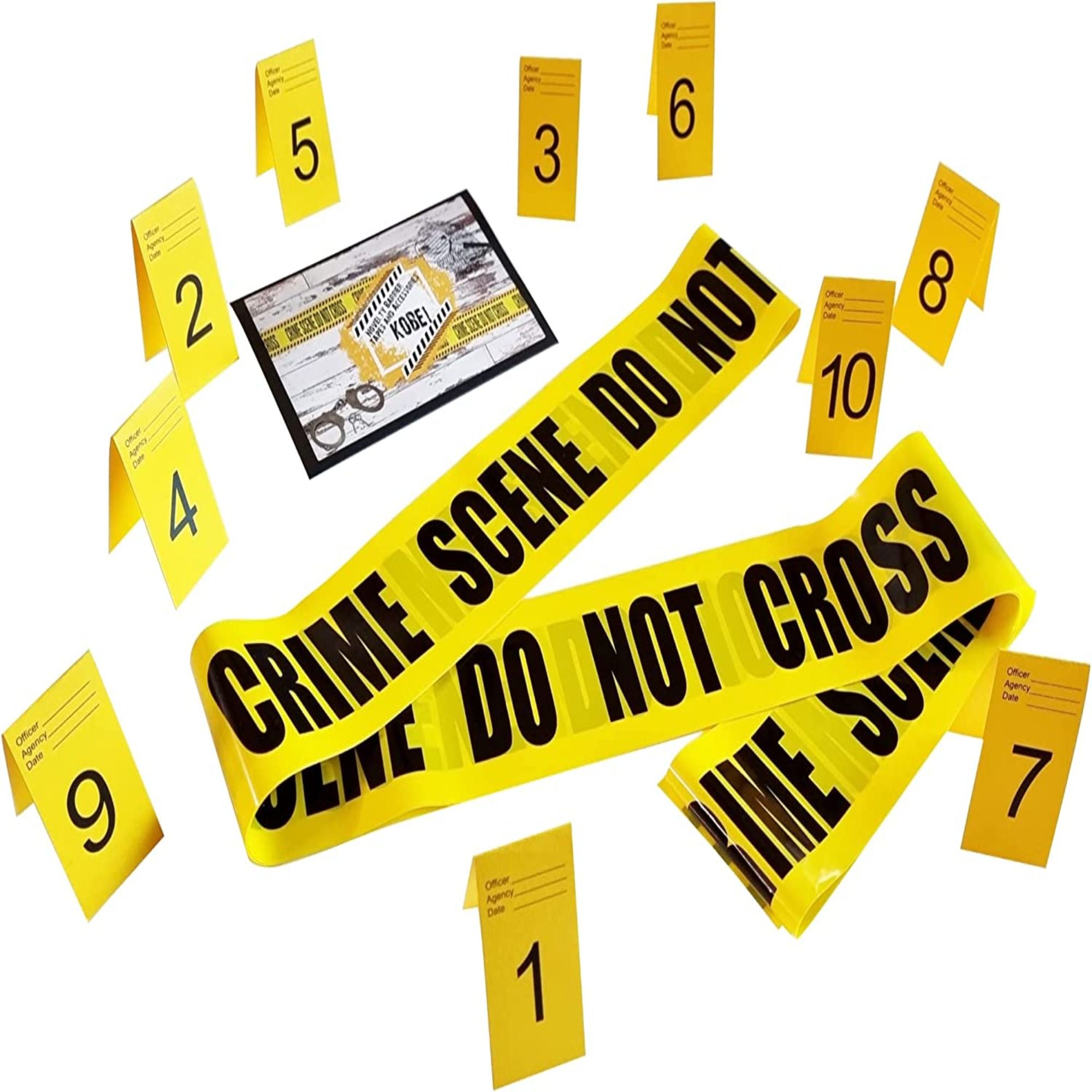 Kobe1 Crime Scene Do Not Cross Barrier Tape (33 feet) and Photo ...