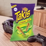 Takis Xtreme Lime 9.9 oz Sharing Size Bag, Lime Rolled Tortilla Chips ...