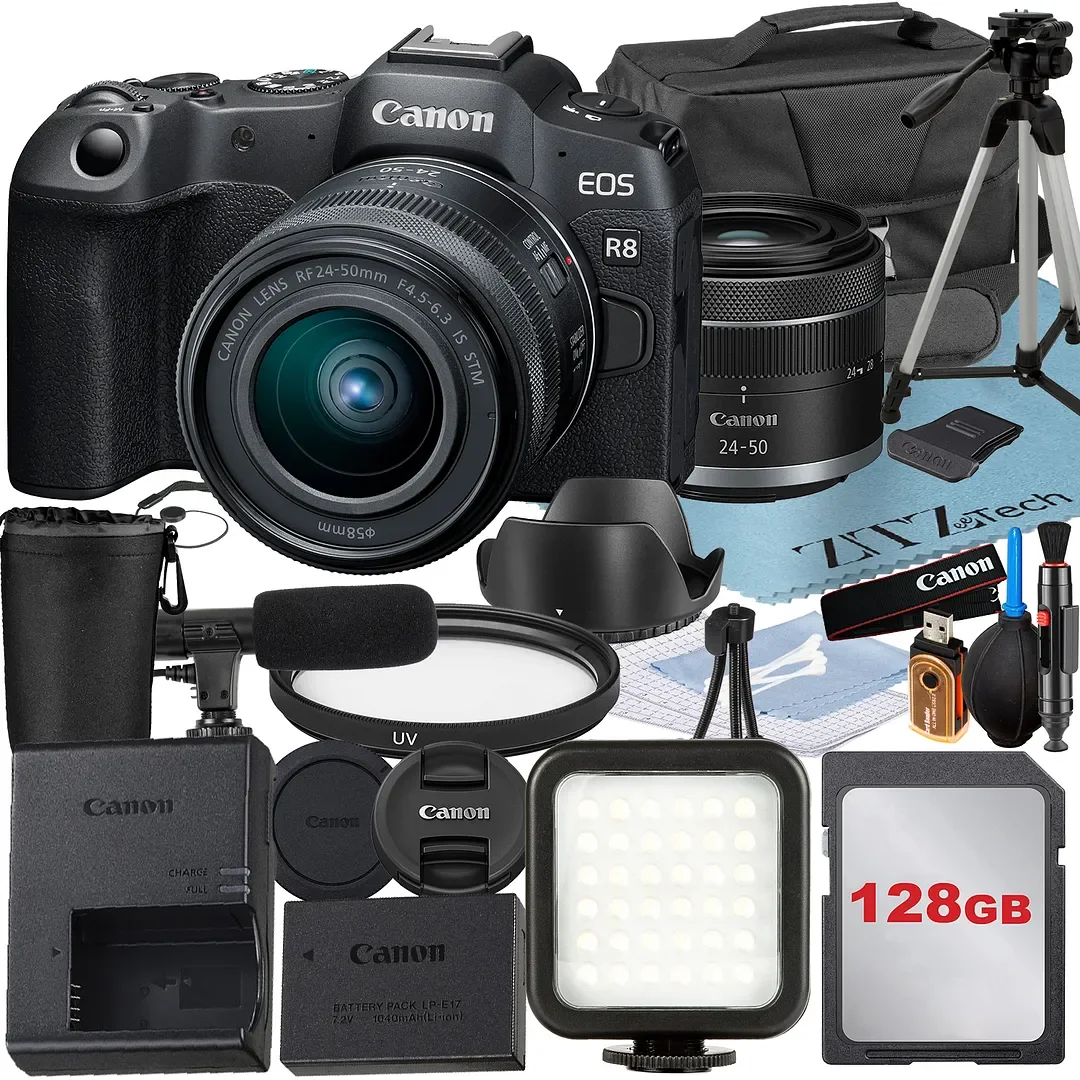 Click here for Canon Eos R8 Mirrorless Camera With Rf 24-50mm Len... prices