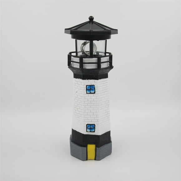 Solar Lighthouse Rotating Beacon