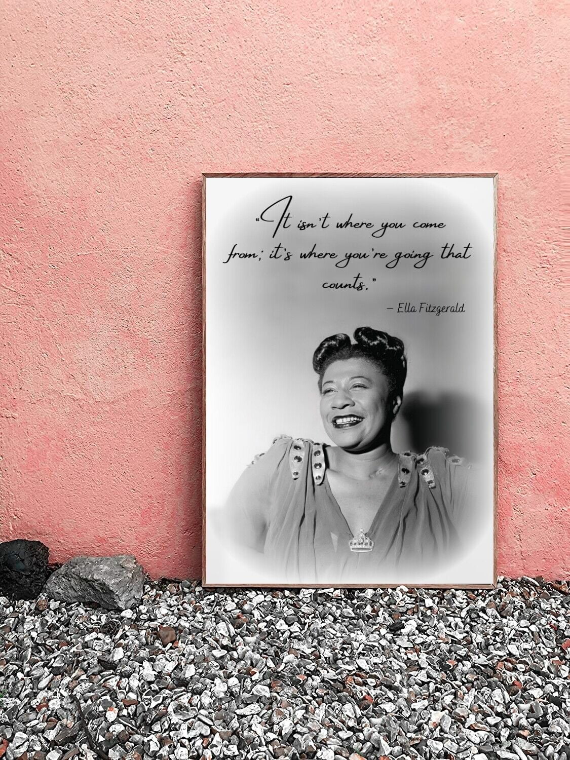 Ella Fitzgerald on Where You're Going Classroom Poster Motivational ...