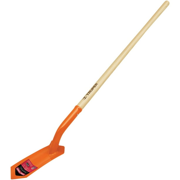 Truper Pro 47 In. Wood Handle Trench Shovel TRS-4C - Walmart.com