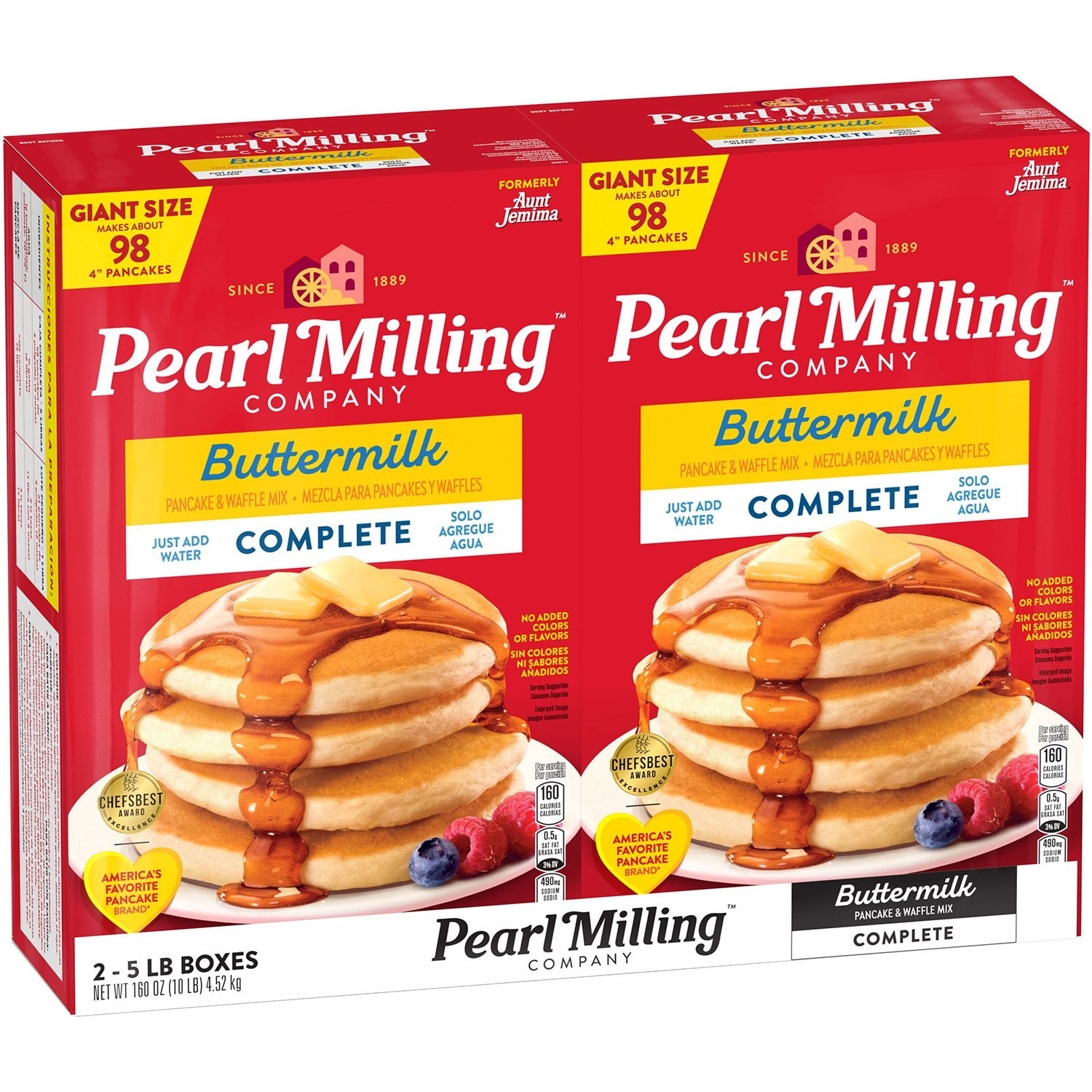 Pearl Milling Company Original Complete Pancake Mix, 10 lb., 2 pk ...
