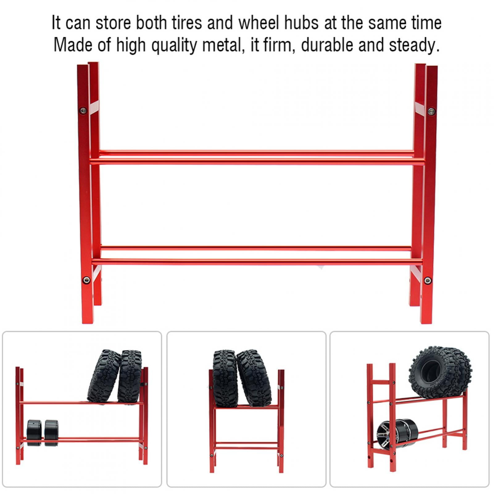 Keenso RC Car Tire Rack Aluminium Alloy 1/10 Crawler 1.9inch Wheel Tire ...