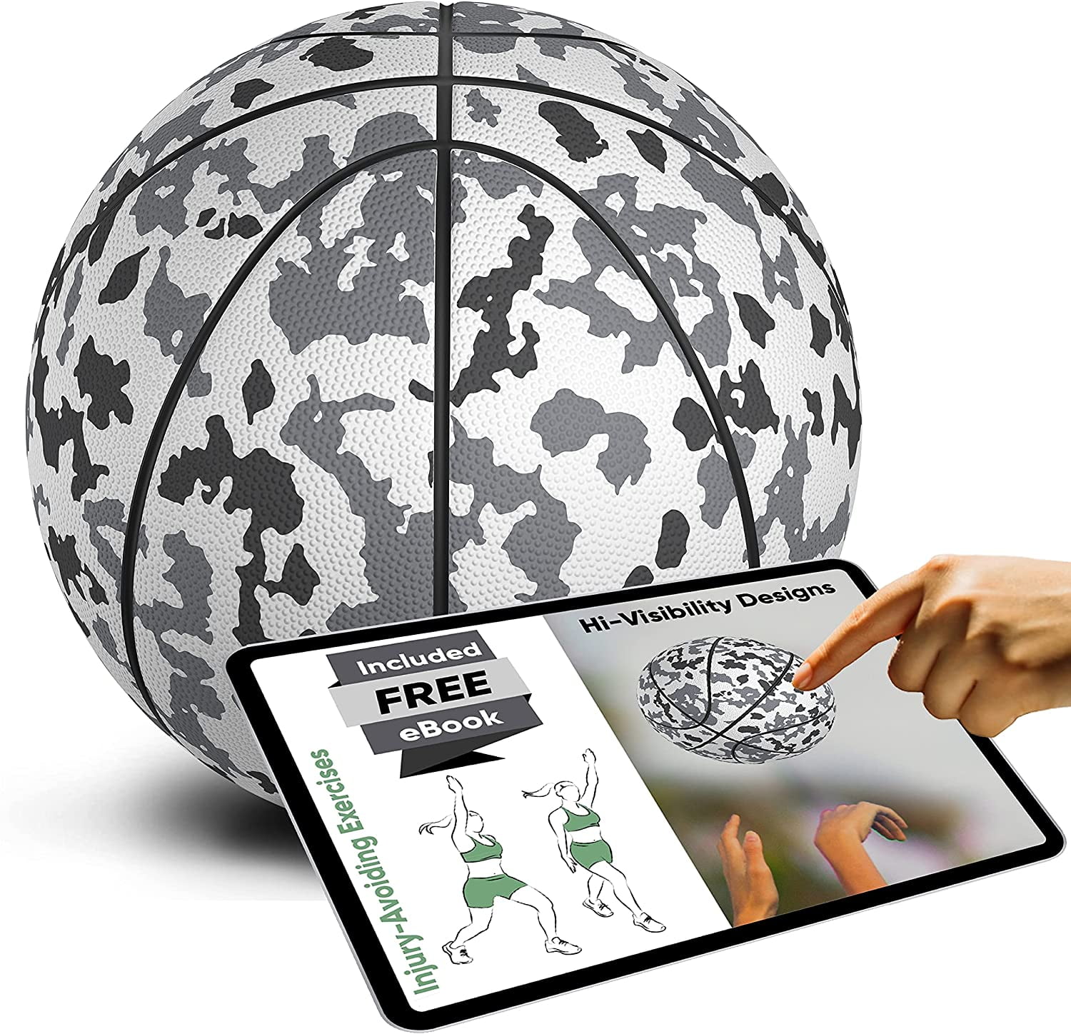 Millenti Street Wise Camo Basketball Ball Outdoor Indoor for Men, Women ...