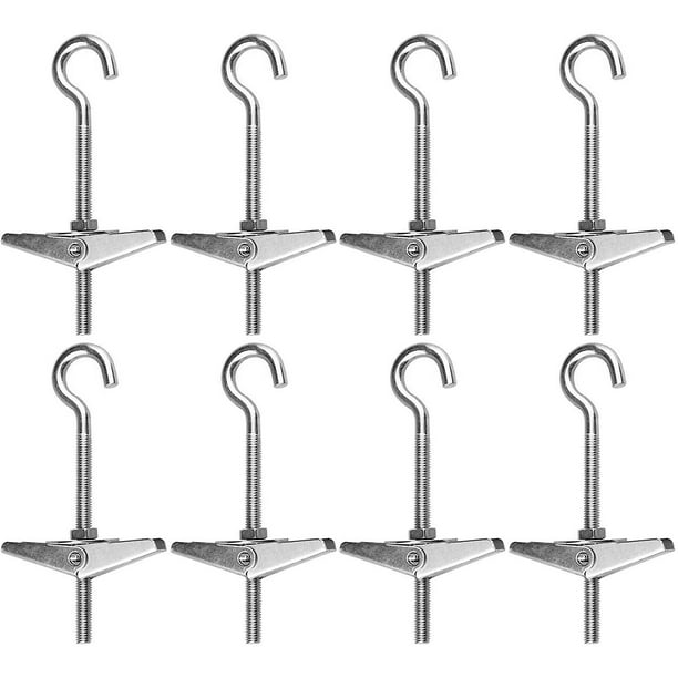 Afasoes 12 Pieces Spring Toggle M5 Hook Dowel Ceiling Galvanizing ...