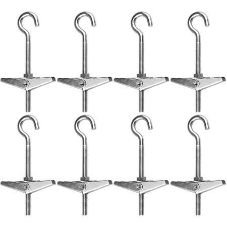 Afasoes 12 Pieces Spring Toggle M5 Hook Dowel Ceiling Galvanizing ...
