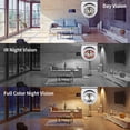 Indoor Security Camera, 1080P Wifi Camera for Home with Pan/Tilt, Night ...