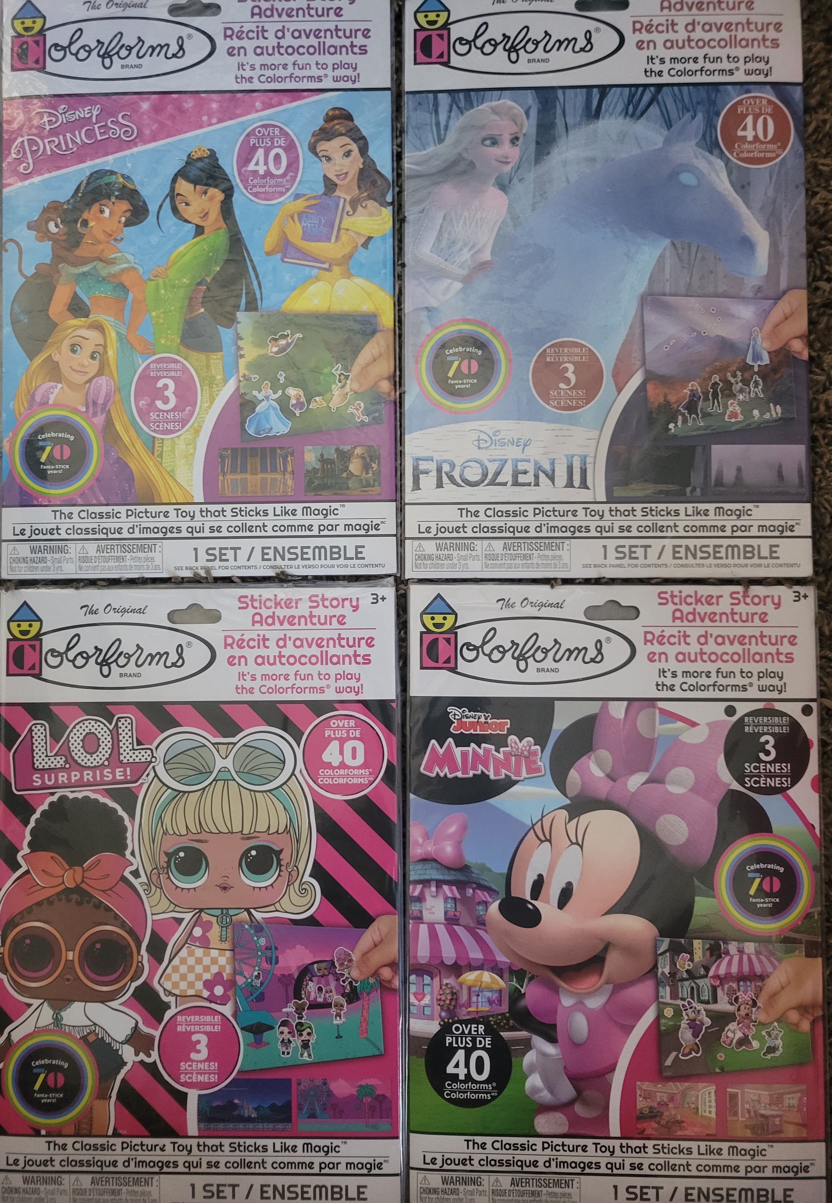 The Original Colorforms 4 Pack for Girls - Walmart.com