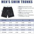 Zando Mens Quick Dry Swim Trunks With Compression Liner Beach Shorts