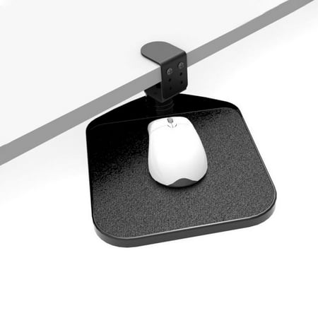 Mouse Tray, Under the Desk 360° Swivels and 3-level Height Adjustable ...