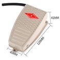 Homena Foot Pedal Switch+10CM Wire AC 250V Momentary Control Foot Pedal ...