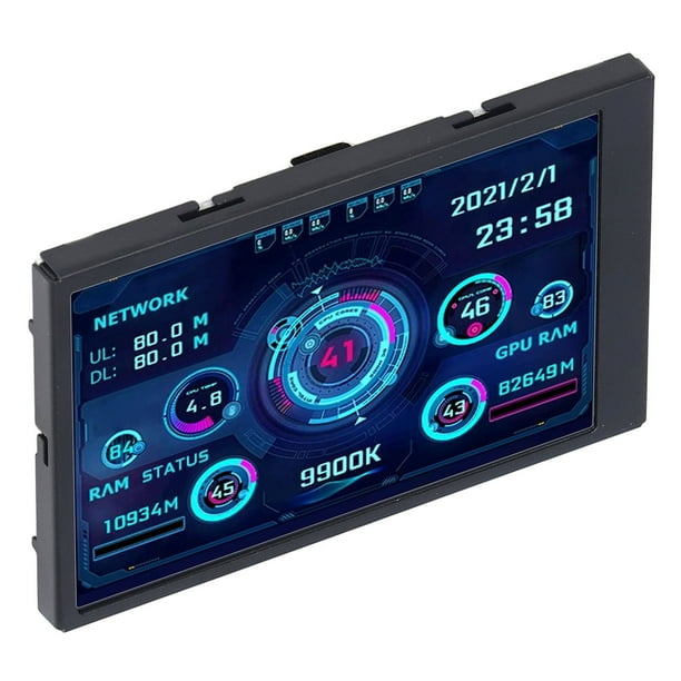 IPS Full View Angle Screen, 320x480 Resolution 3.5in Monitor Set USB ...